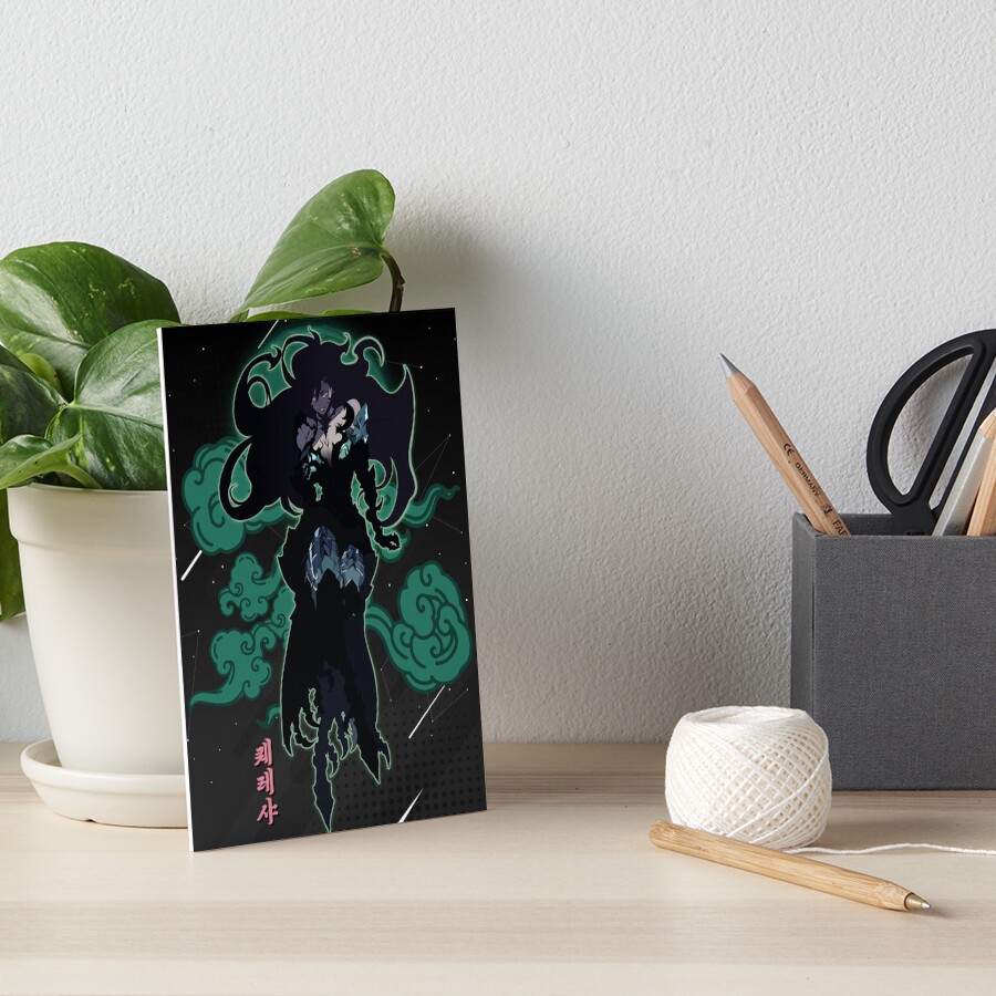 "Querehsha - Solo Leveling" Art Board Print by reelanimedragon | Redbubble