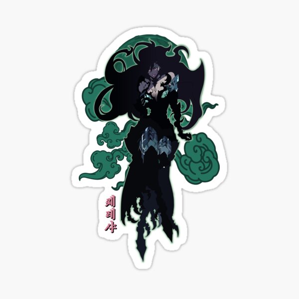 "Querehsha - Solo Leveling" Sticker by reelanimedragon | Redbubble