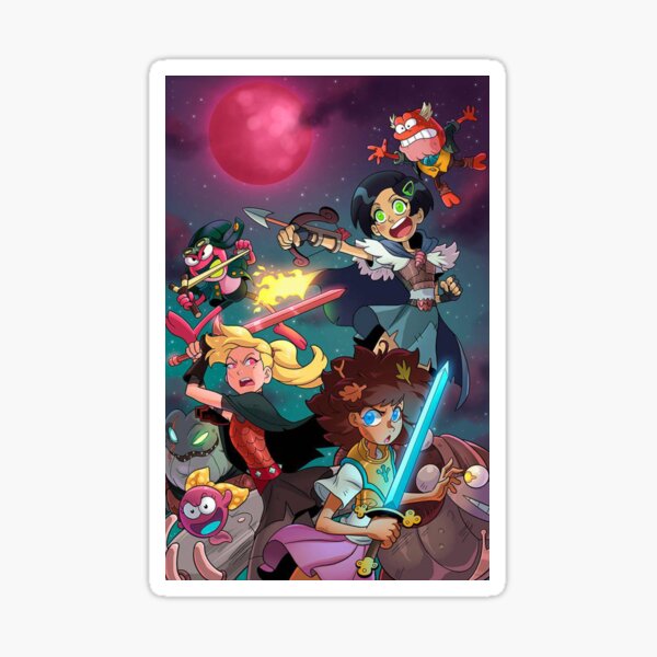 "Amphibia True Colors Poster" Sticker by vivanellyz | Redbubble