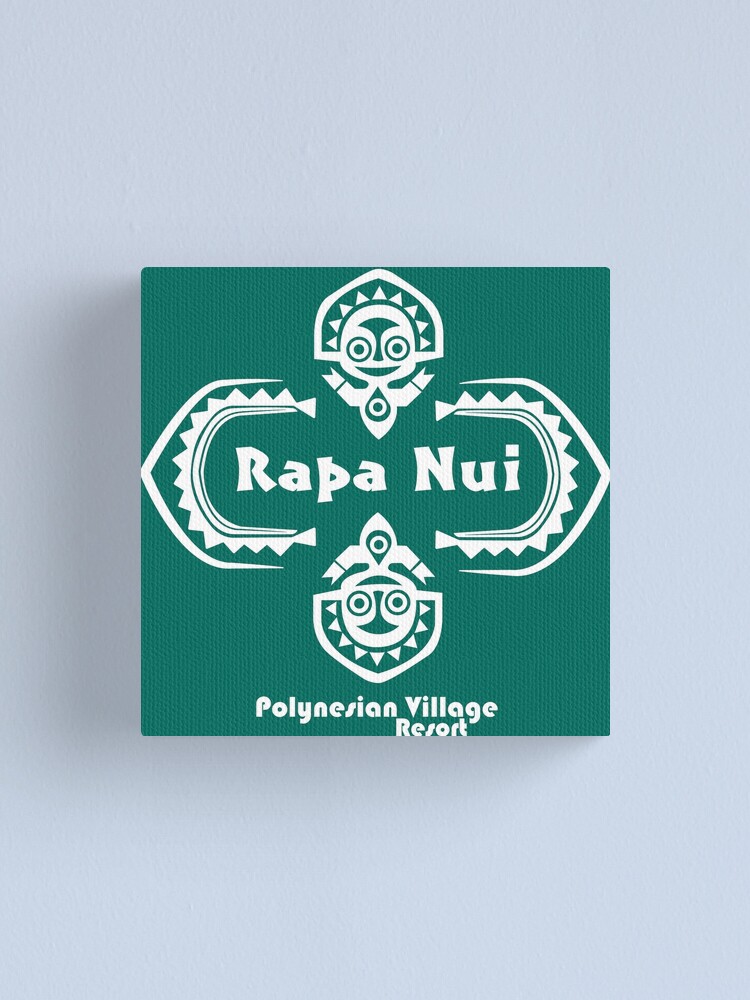 "Polynesian Village Resort Rapa Nui Logo" Canvas Print for Sale by ...