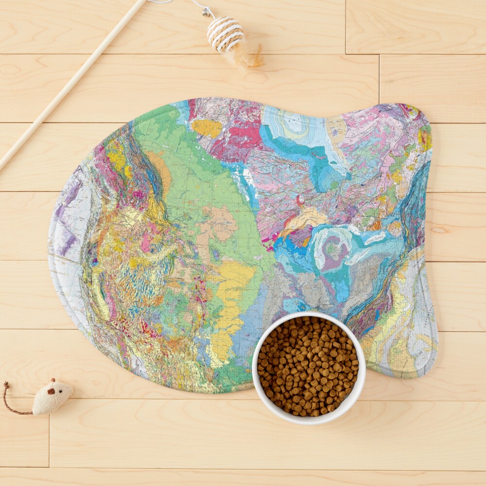 "USGS Geologic Map of North America" Sticker for Sale by fineearth ...