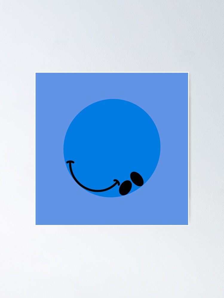 "preppy fallen smiley face" Poster for Sale by elizabethpivec | Redbubble