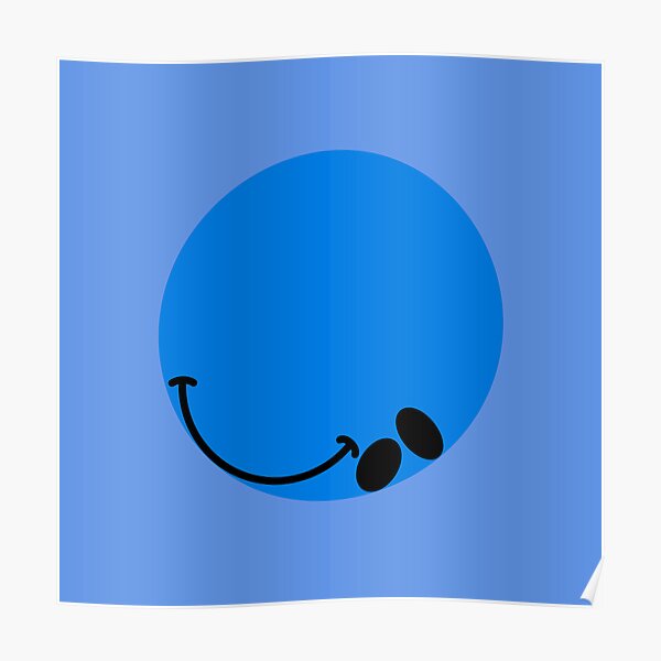 "preppy fallen smiley face" Poster for Sale by elizabethpivec | Redbubble