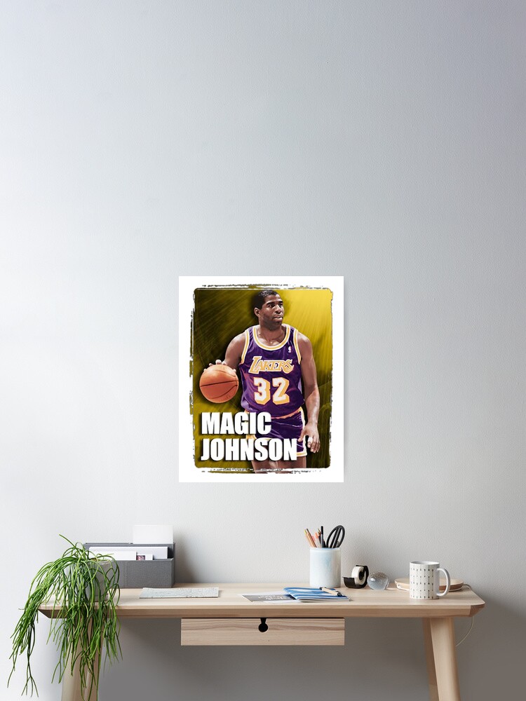"Magic Johnson" Poster for Sale by michaelde4e | Redbubble