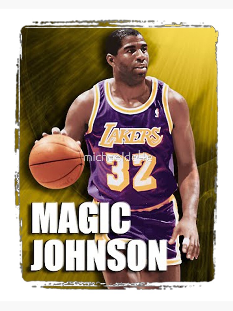 "Magic Johnson" Poster for Sale by michaelde4e | Redbubble
