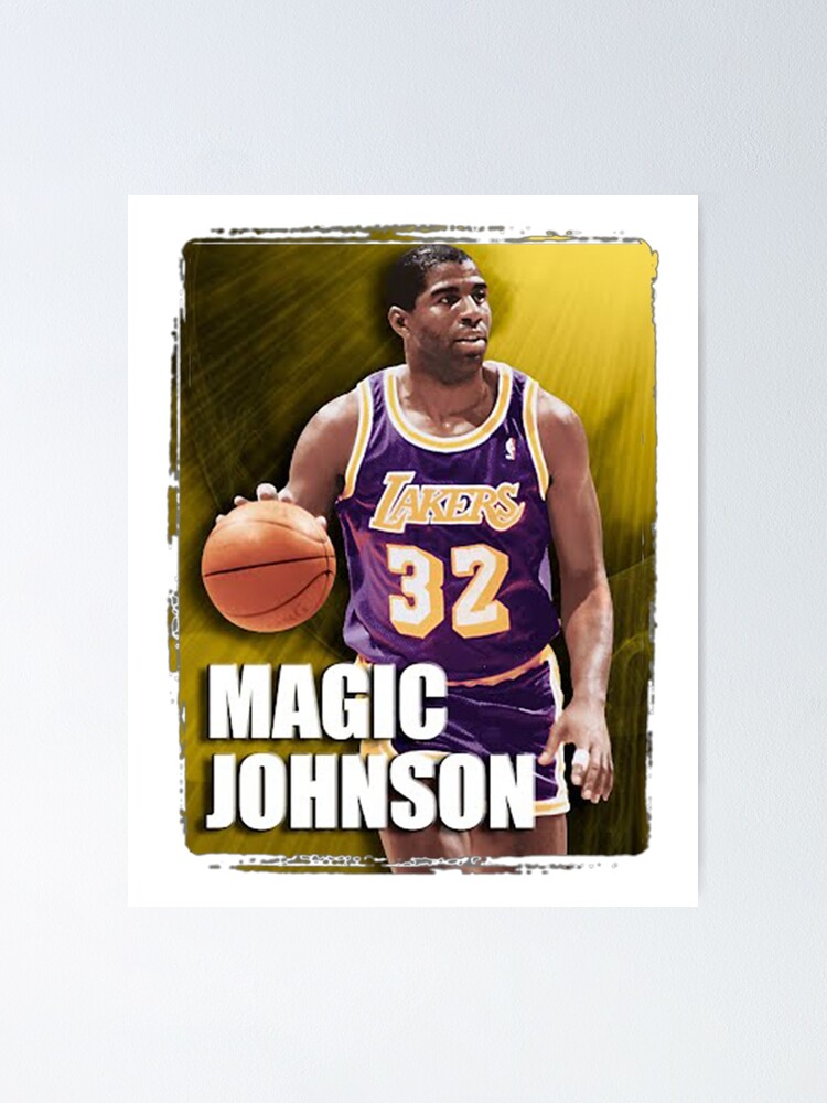 "Magic Johnson" Poster for Sale by michaelde4e | Redbubble