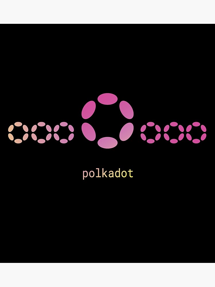 "Polkadot Dot Currency Logo" Poster for Sale by panqueque | Redbubble
