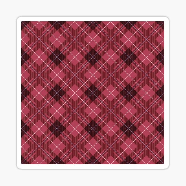 "Clan Bryson Tartan Red" Sticker for Sale by inDesignBK | Redbubble