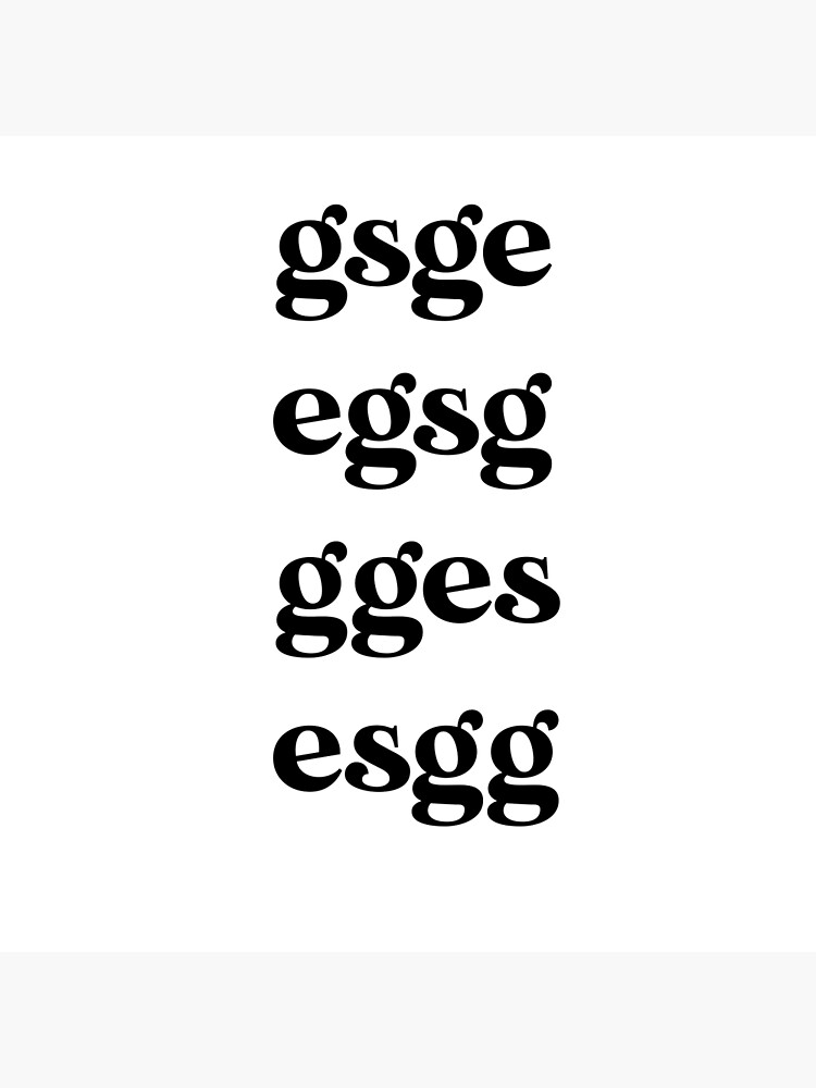 "Scrambled Eggs Rebus Puzzle" Poster by IrrelephantTees | Redbubble