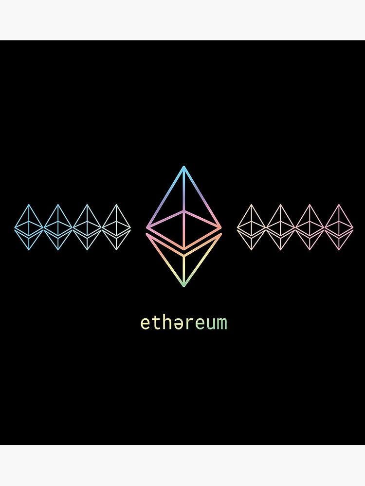 "Ethereum ETH Crypto Currency Logo" Poster for Sale by panqueque ...