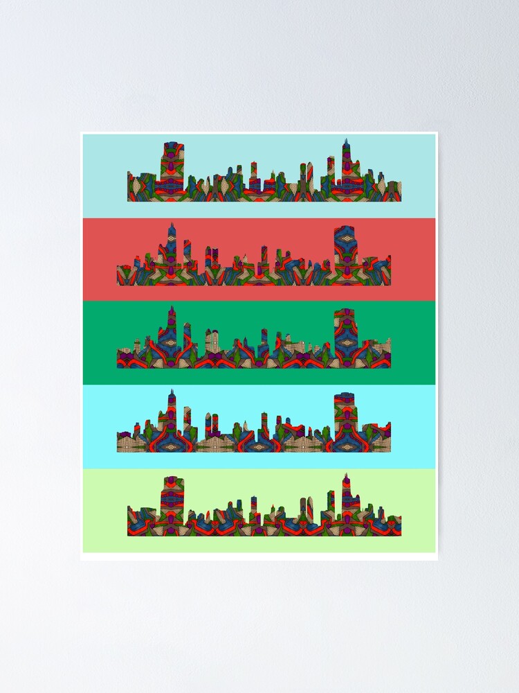 "Different Cities " Poster for Sale by BrodyDraw | Redbubble