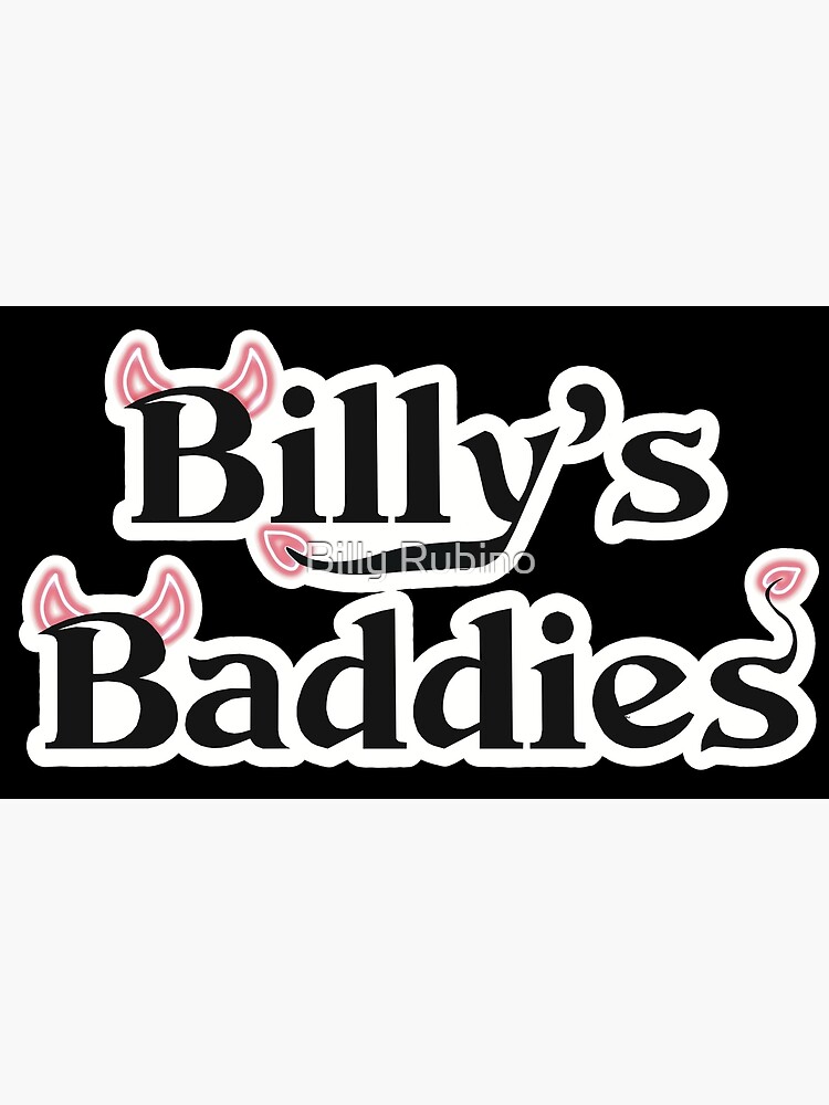 "Billy's Baddies, Art 1" Poster for Sale by BillyRubino22 | Redbubble