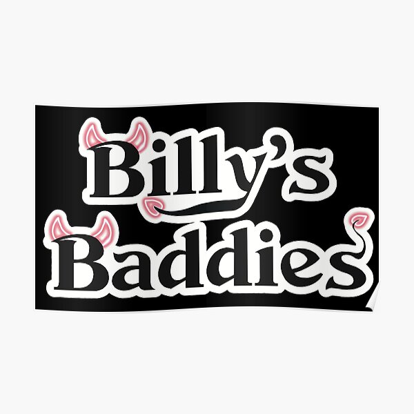 "Billy's Baddies, Art 1" Poster for Sale by BillyRubino22 | Redbubble