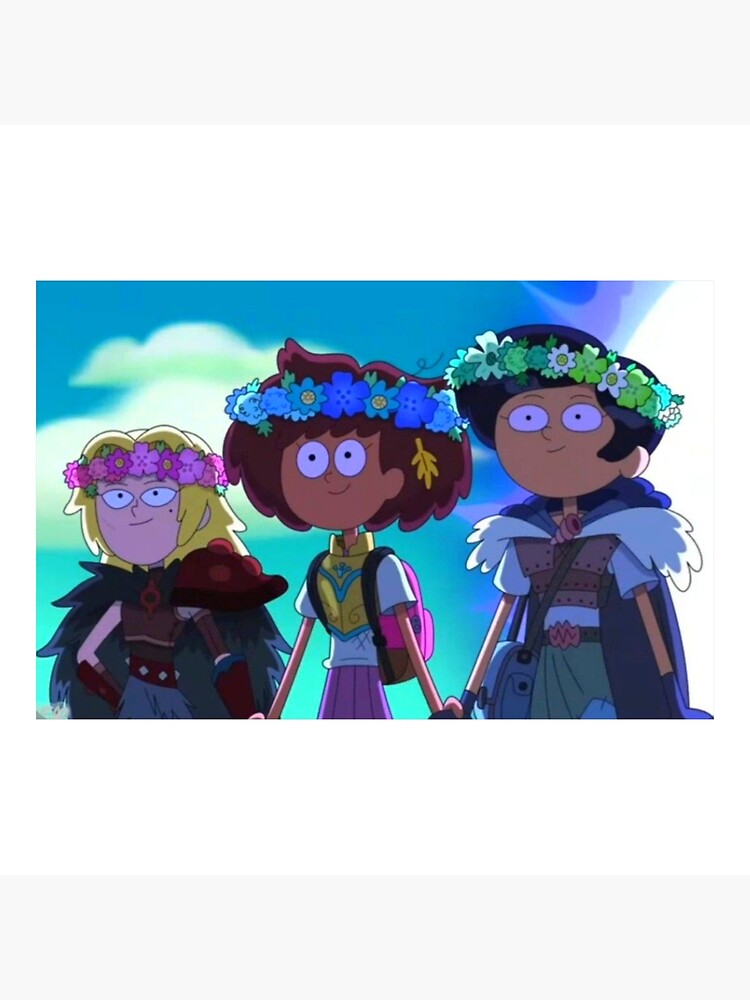 "Calamity Trio Flower Crowns || Amphibia " Photographic Print for Sale ...