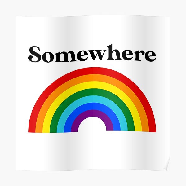 "Somewhere Over the Rainbow Rebus Puzzle" Poster for Sale by ...