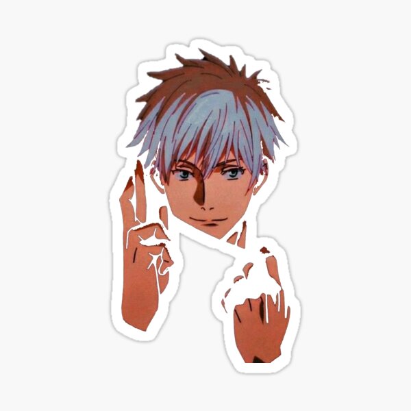 "satoru gogo" Sticker for Sale by deeb18 | Redbubble