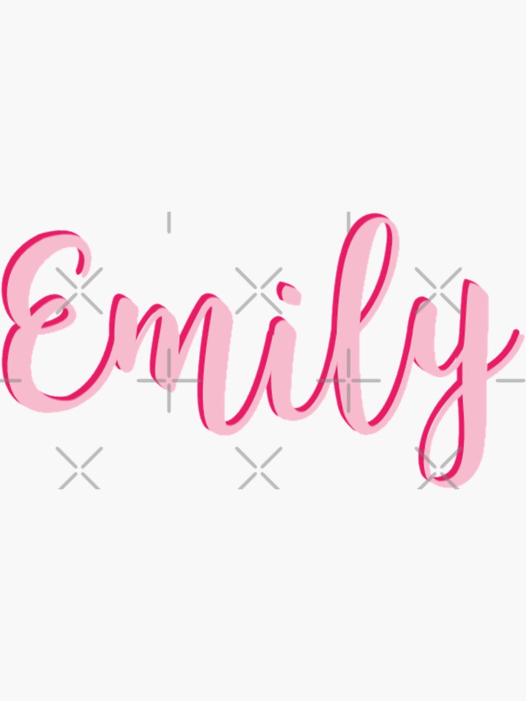 Pegatina «Emily» de radiantdark | Redbubble