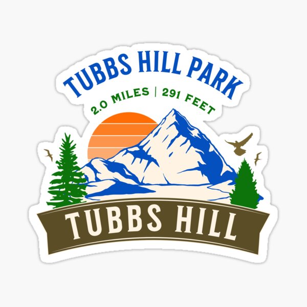 "Tubbs Hill- Tubbs Hill Park, Idaho Hiking/Trail" Sticker by HDScience ...