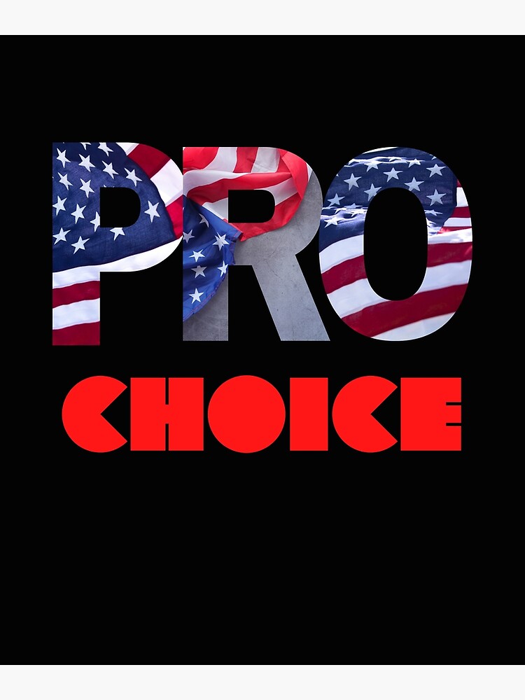 "Pro Choice Abortion Right movement fill in typography US flag creative ...