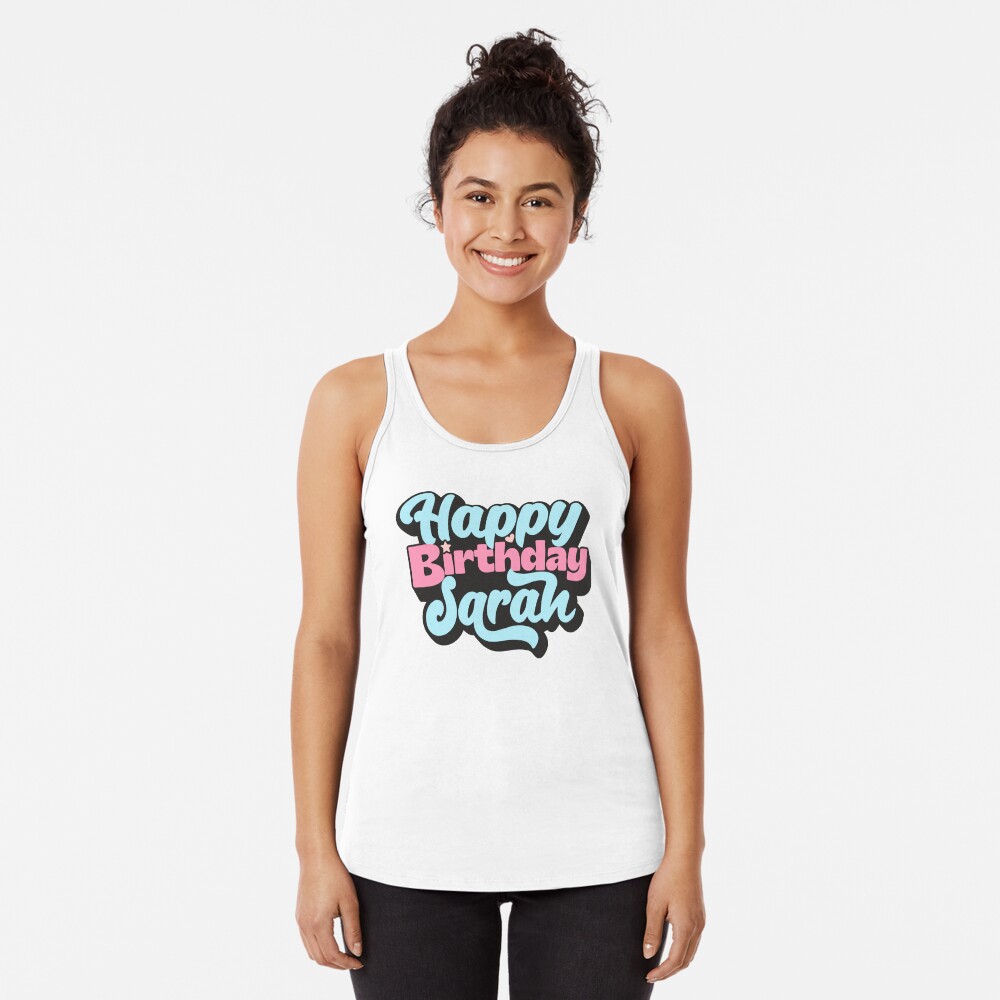 "Happy Birthday Sarah, Gift for Sarah, Custom Gift Sarah, Personalized ...