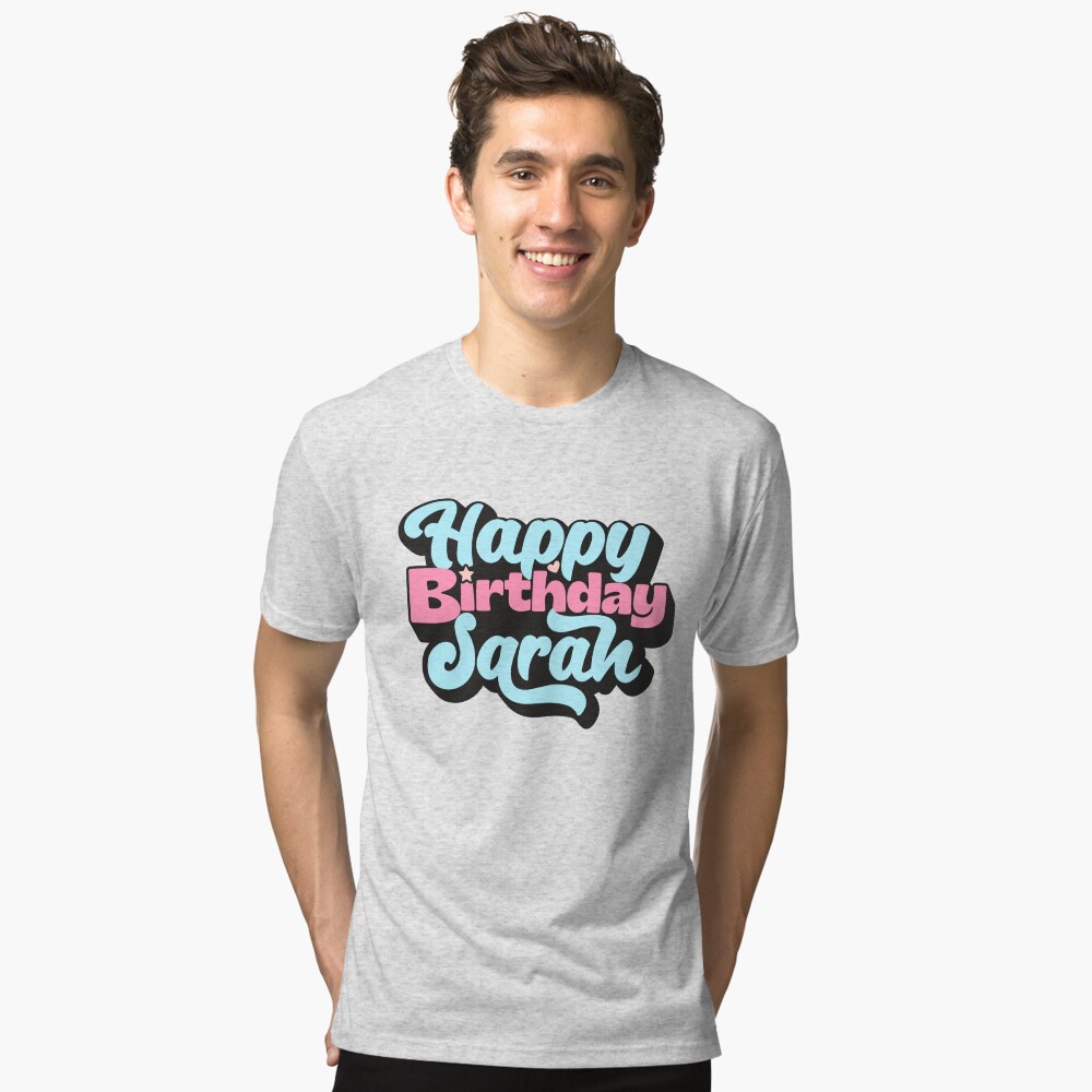 "Happy Birthday Sarah, Gift for Sarah, Custom Gift Sarah, Personalized ...