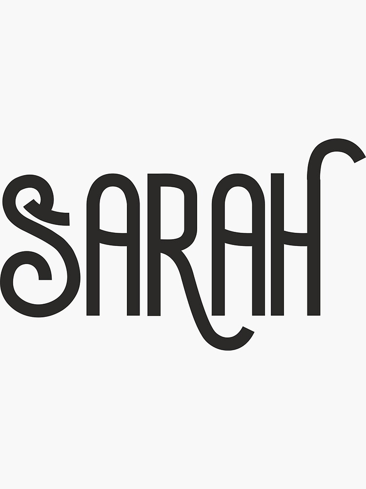 "Sarah Name, Sarah Calligraphy, Gift for Sarah, Custom Gift Sarah ...