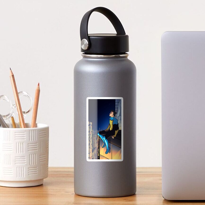 "reflecting " Sticker for Sale by CrisMakesStuff | Redbubble