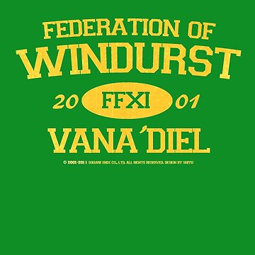 "Final Fantasy XI: Windurst (Gold Lettering)" Essential T-Shirt for ...