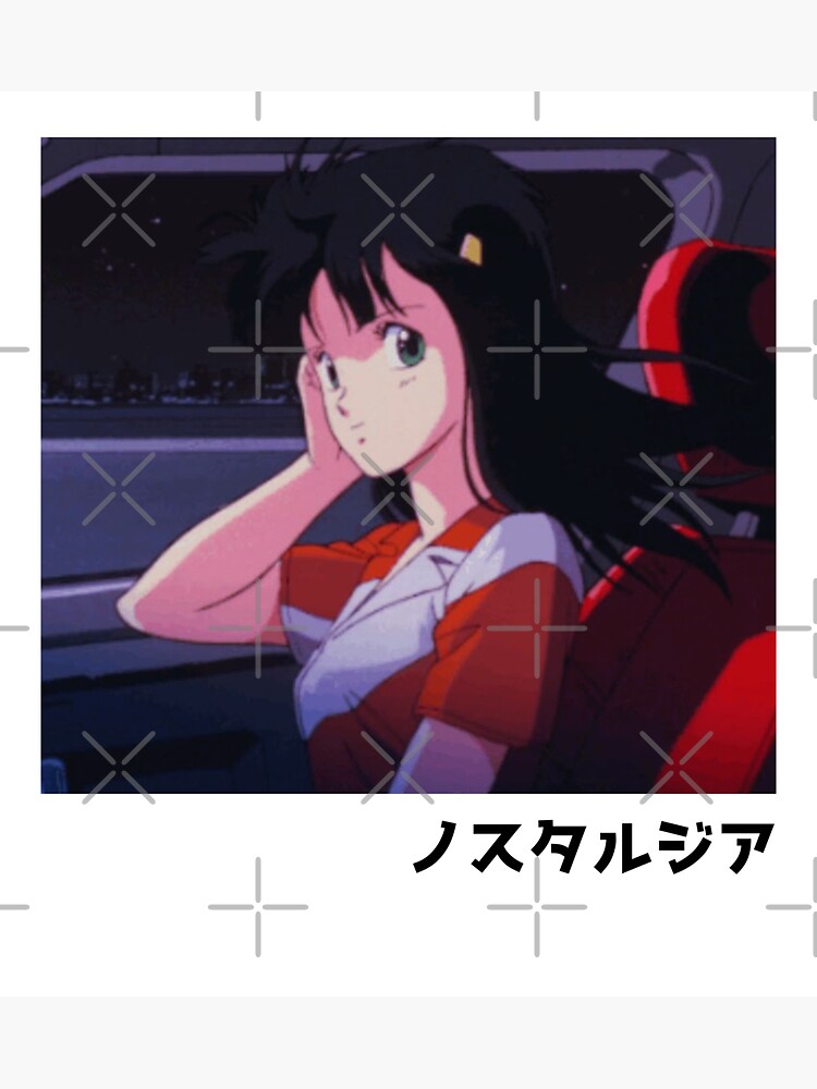 "Night Drive | Retro Anime Aesthetic" Sticker for Sale by PopUpShirt ...