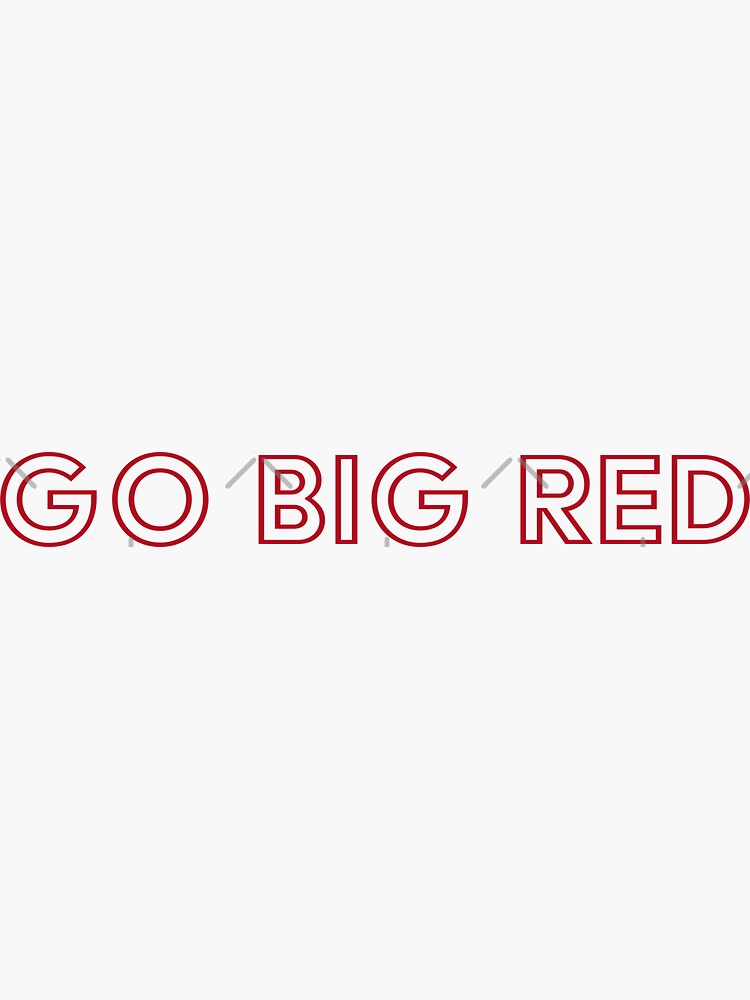 "Go Big Red - Cornell University Sticker " Sticker by AlexDara | Redbubble