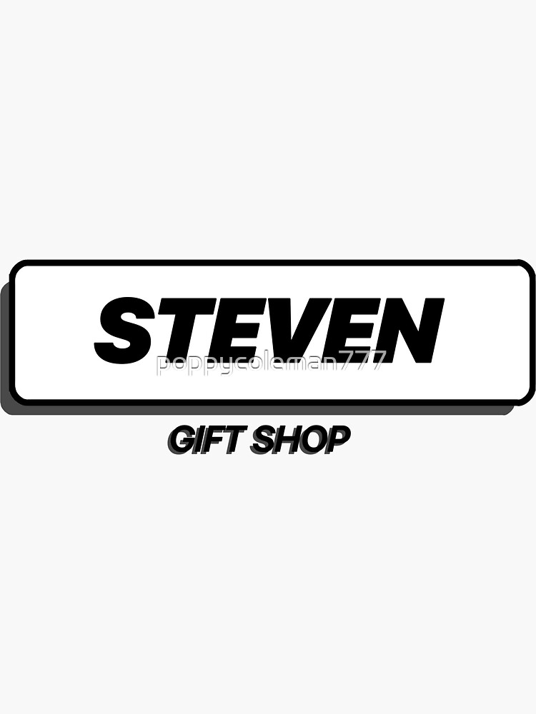 "Steven Grant Name Tag" Sticker for Sale by poppycoleman777 | Redbubble