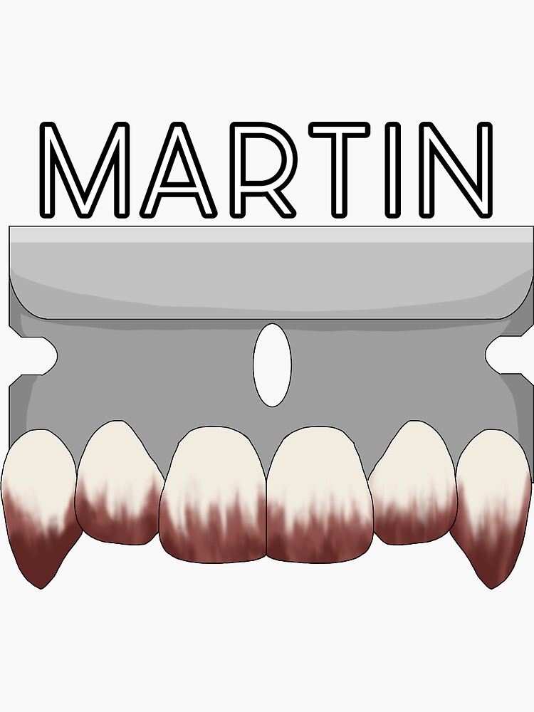 "Martin (1977)" Sticker by MJisStrange | Redbubble
