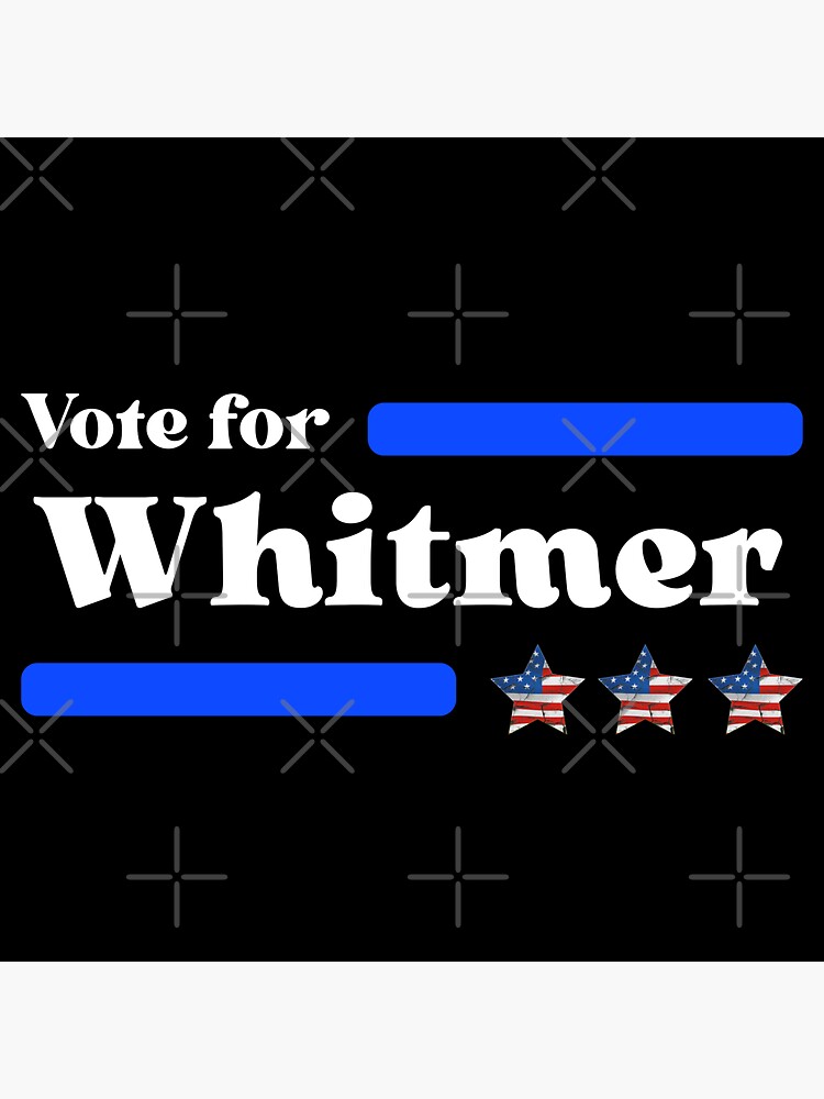 "Vote For Gretchen Whitmer" Sticker for Sale by Sonatablue | Redbubble