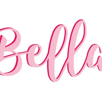 "Bella" Sticker for Sale by radiantdark | Redbubble