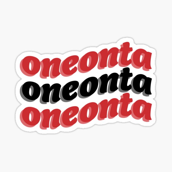 "SUNY Oneonta Sticker " Sticker for Sale by AlexDara | Redbubble
