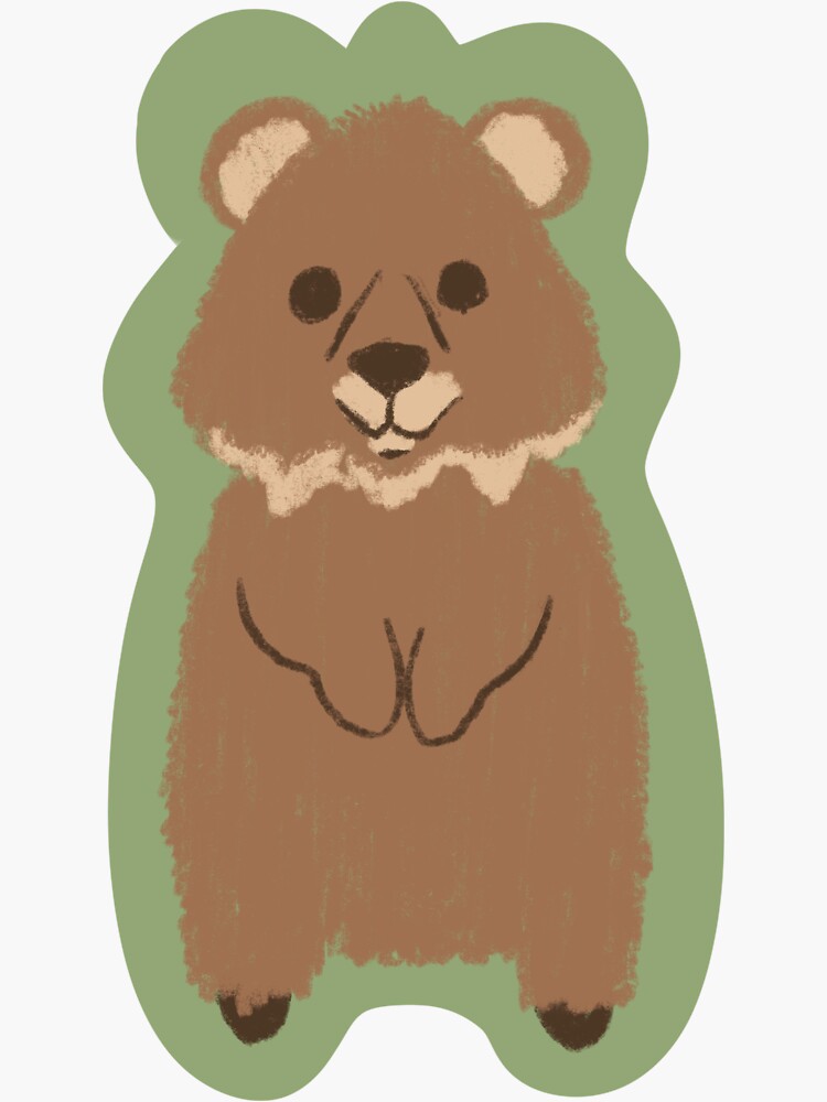 "Quokka " Sticker for Sale by SamanthaSharpie | Redbubble