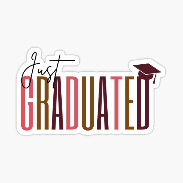 "Just graduated 2022 | Graduation | Graduated student" Sticker by ...