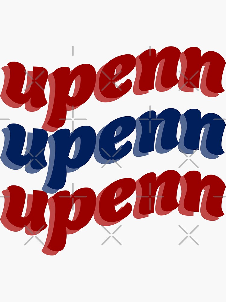 "University of Pennsylvania (UPenn) Sticker " Sticker by AlexDara ...