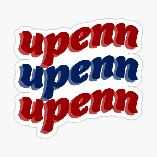 "University of Pennsylvania (UPenn) Sticker " Sticker by AlexDara ...