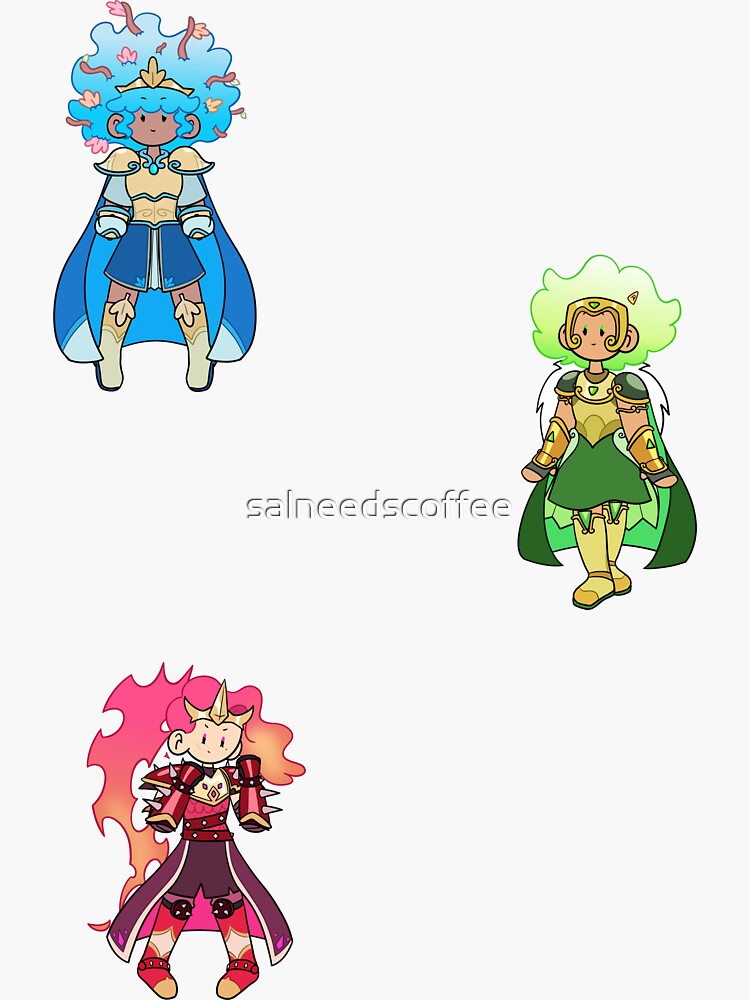 "calamity trio pack" Sticker for Sale by salneedscoffee | Redbubble