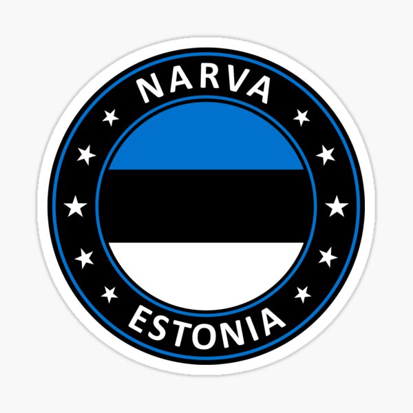 "Narva, Estonia" Sticker for Sale by Alma-Studio | Redbubble