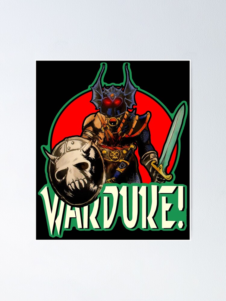 Póster «Dungeons & Dragons Warduke Clásico 80s Dibujos animados» de ...