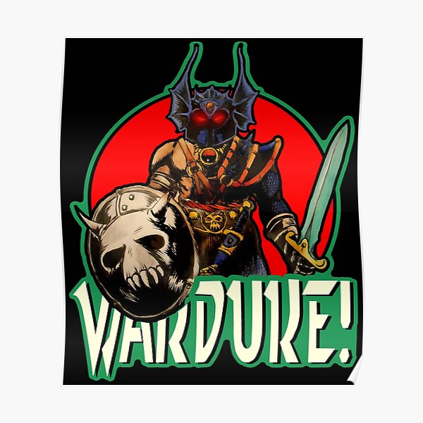 Póster «Dungeons & Dragons Warduke Clásico 80s Dibujos animados» de ...