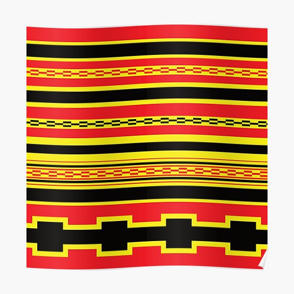 "Welayta People Cloth Patter" Poster for Sale by DigitalParadise ...