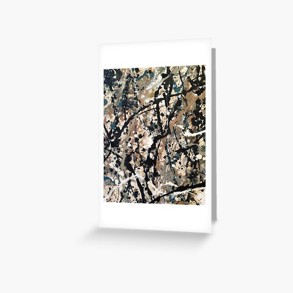 "Jackson pollock" Greeting Card by Whatsbeau | Redbubble
