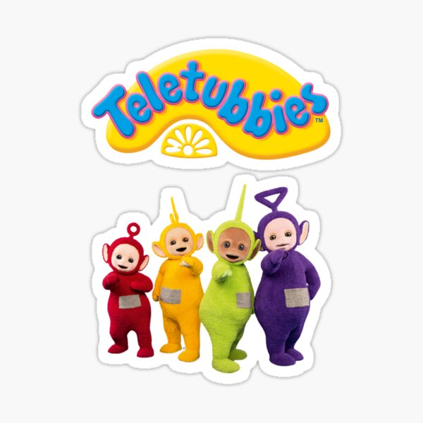 "Teletubbies" Sticker for Sale by HerTelden | Redbubble