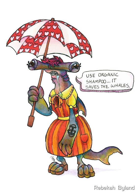 "Zooronics: Sheila Shark" by Rebekah Byland | Redbubble