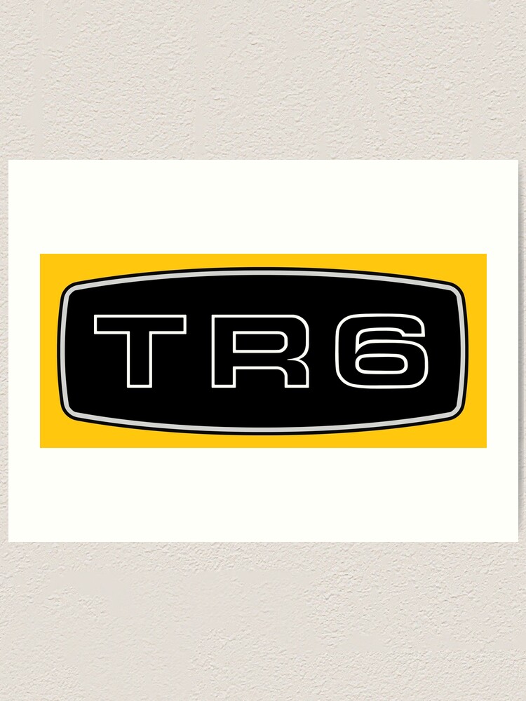 "Triumph TR6 Grille Emblem " Art Print by CellularSong | Redbubble