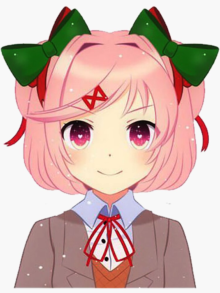 "Fanny DDLC suit" Sticker for Sale by ErinOBrien2 | Redbubble