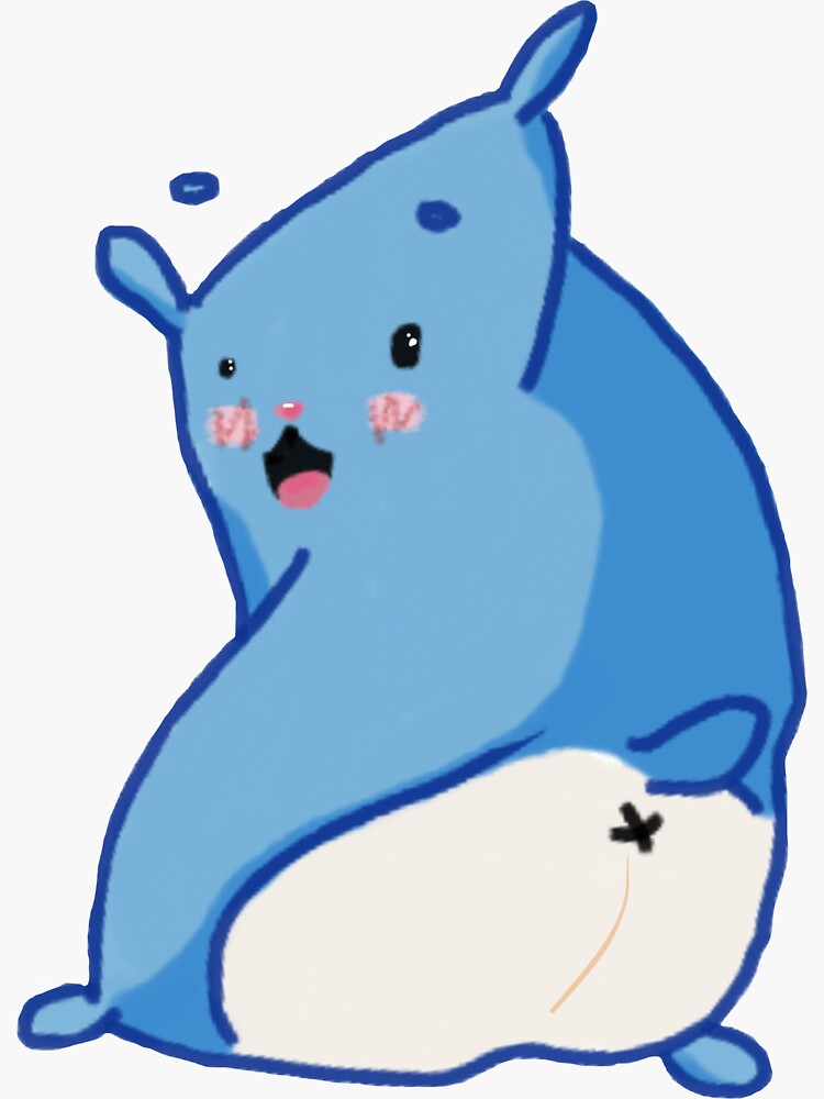 "Wollip - Caught in the act!" Sticker by art-pending | Redbubble